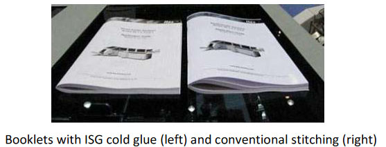 IBIS Bindery Systems; 'Extended Content Label' (ECL) booklet production